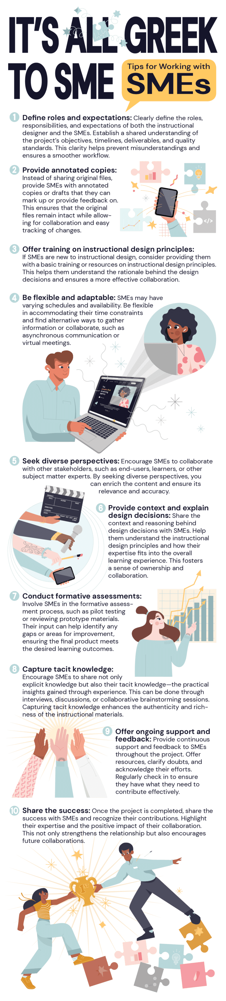 Working with a Subject Matter Expert for Training Programs